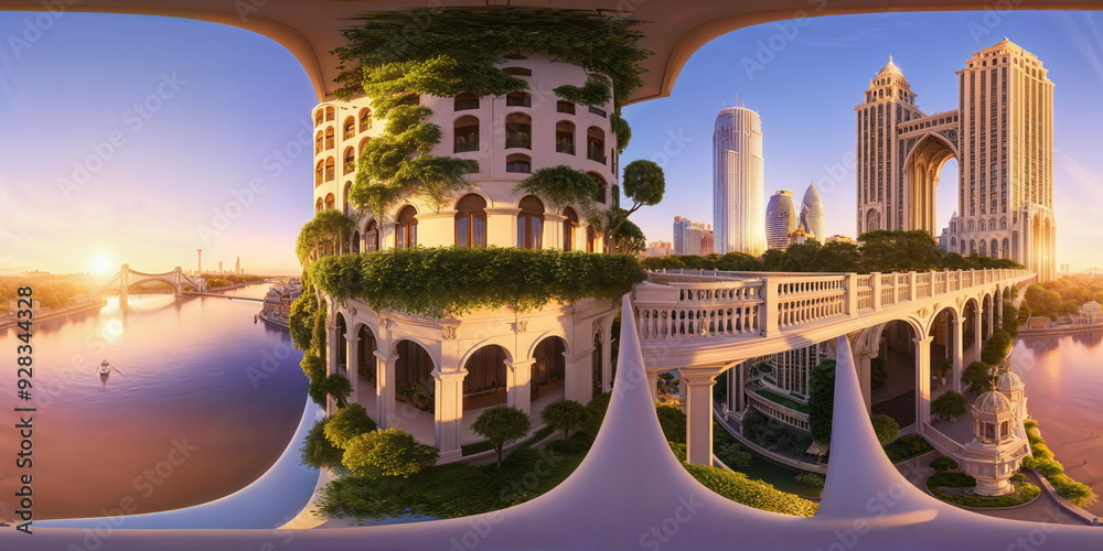 Full 360 degrees seamless spherical panorama HDRI equirectangular ...