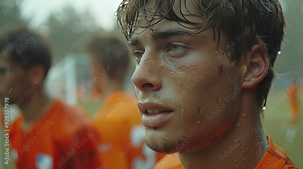 A powerful moment of a soccer player consoling a teammate after a ...