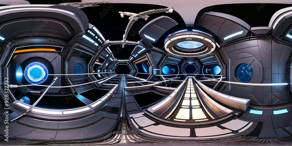 Full 360 degrees seamless spherical panorama HDRI equirectangular ...