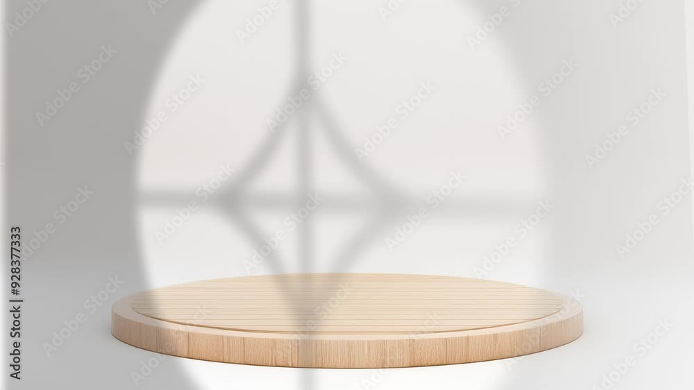 Dynamic Wooden Surface with Subtle Shadow Play - Ready-made Background ...