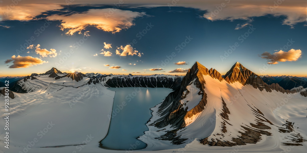 Drone Full 360 degrees seamless spherical panorama HDRI equirectangular ...