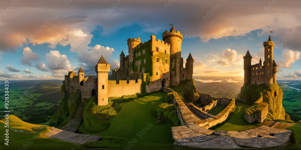 Full 360 degrees seamless spherical panorama HDRI equirectangular ...