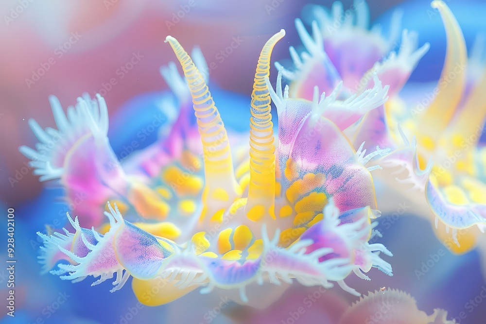 Costasiella Kuroshimae, Sea Sheep Macro Photo, Color Sea Slugs Closeup ...
