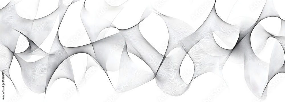 10. Dynamic arrangement of angular and curved shapes creating a modern ...