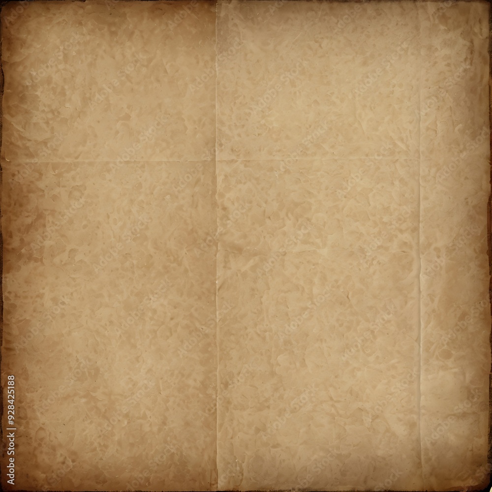 Vintage Aged Paper Texture: Warm Beige Tone with Subtle Creases ...