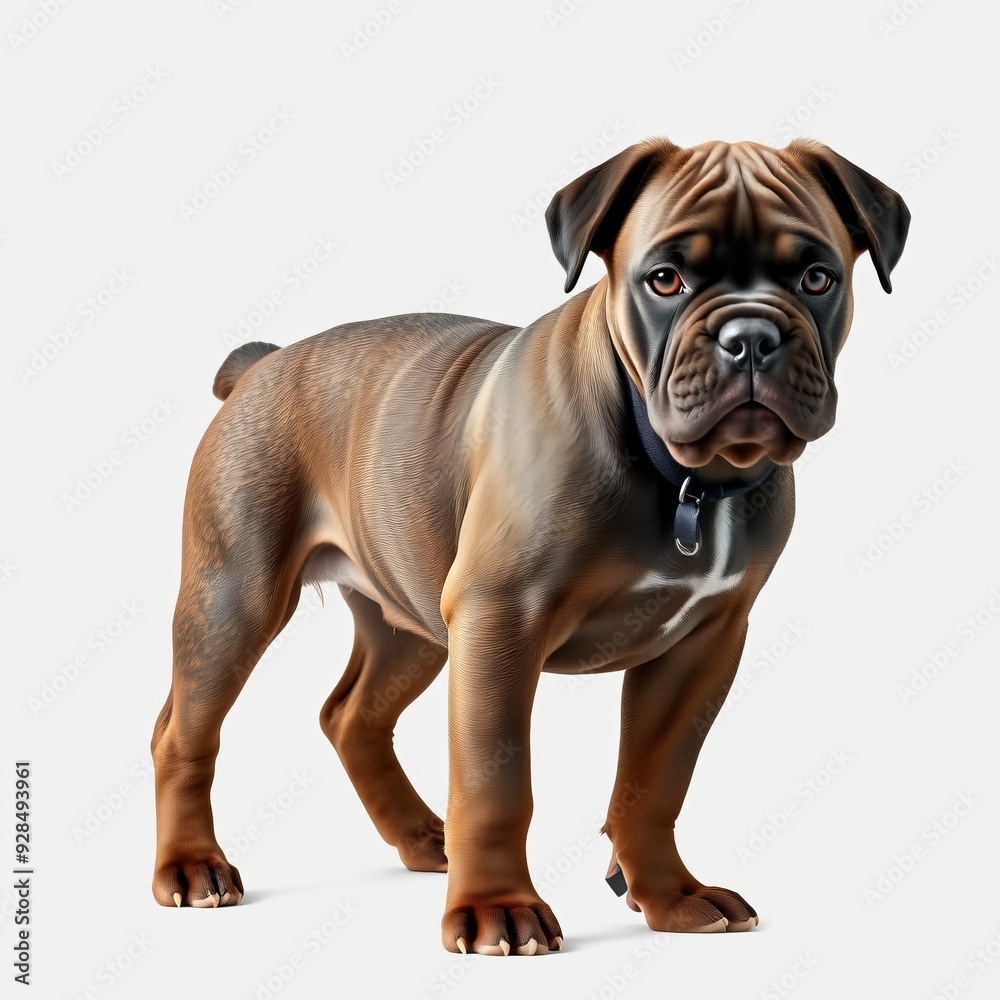Cane corso dog full body shot on transparent background cutout ...