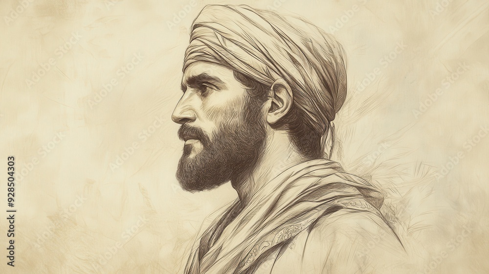 Biblical Illustration of Mordecai Returning to His Duties at the King’s ...