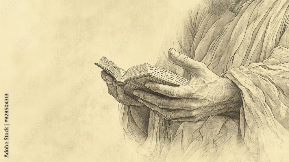 Biblical Illustration of Nehemiah’s Prayer: Close-Up of Nehemiah’s ...