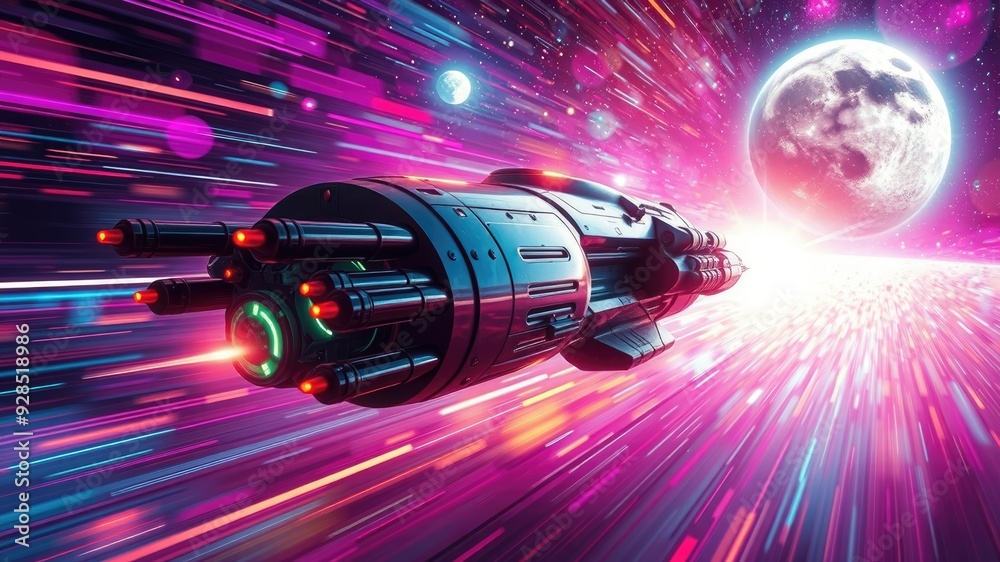 Time travel machine, Futuristic time travel machine, A high tech ...