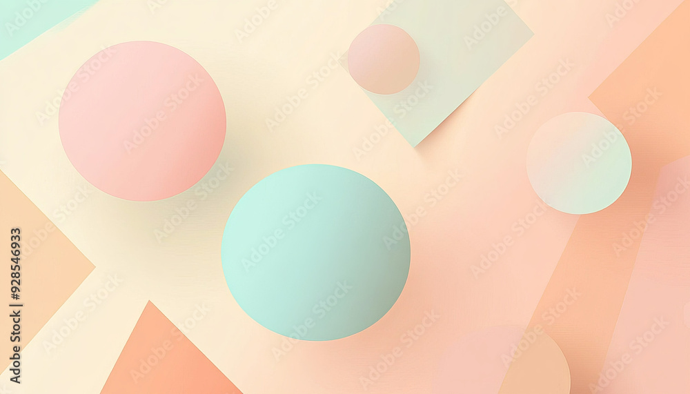 Design a modern and clean desktop background using abstract geometric ...