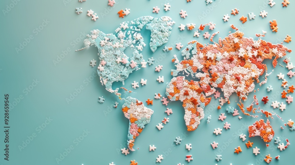 An artistic representation of innovation across borders and global ...