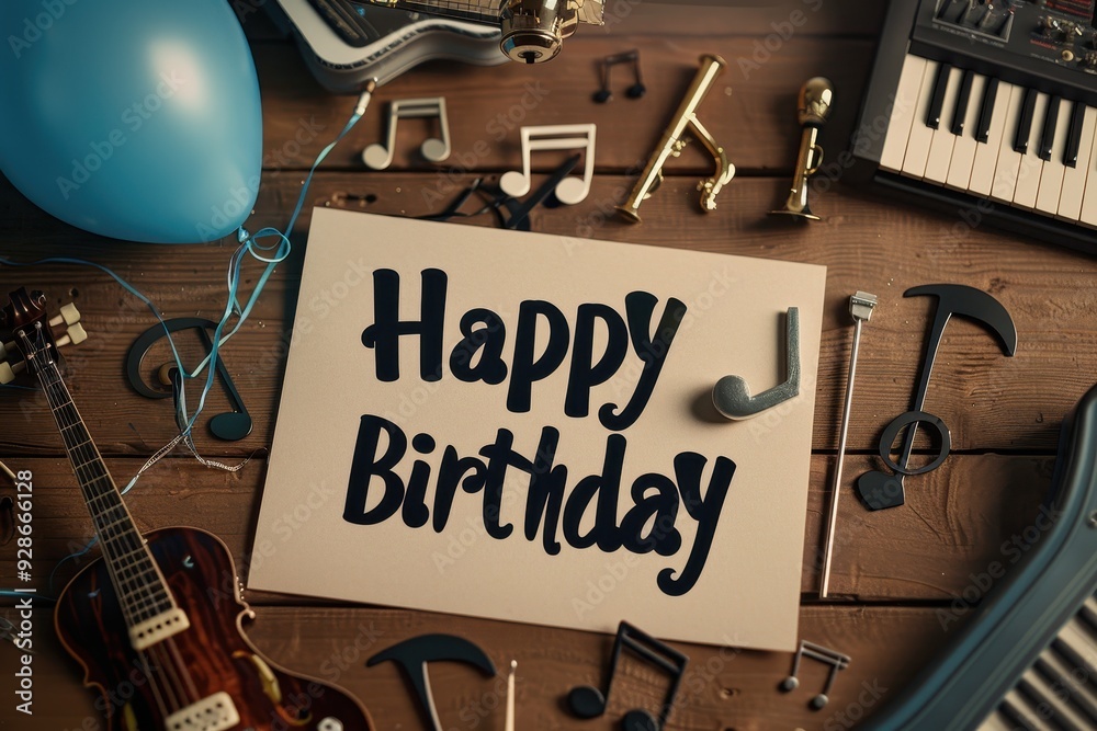 Music-Themed Collage: A melodious collage with photos of music-themed ...