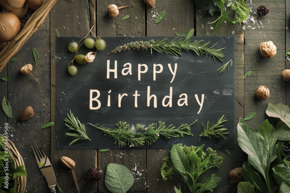Nature-Themed Collage: A serene collage with photos of outdoor birthday ...