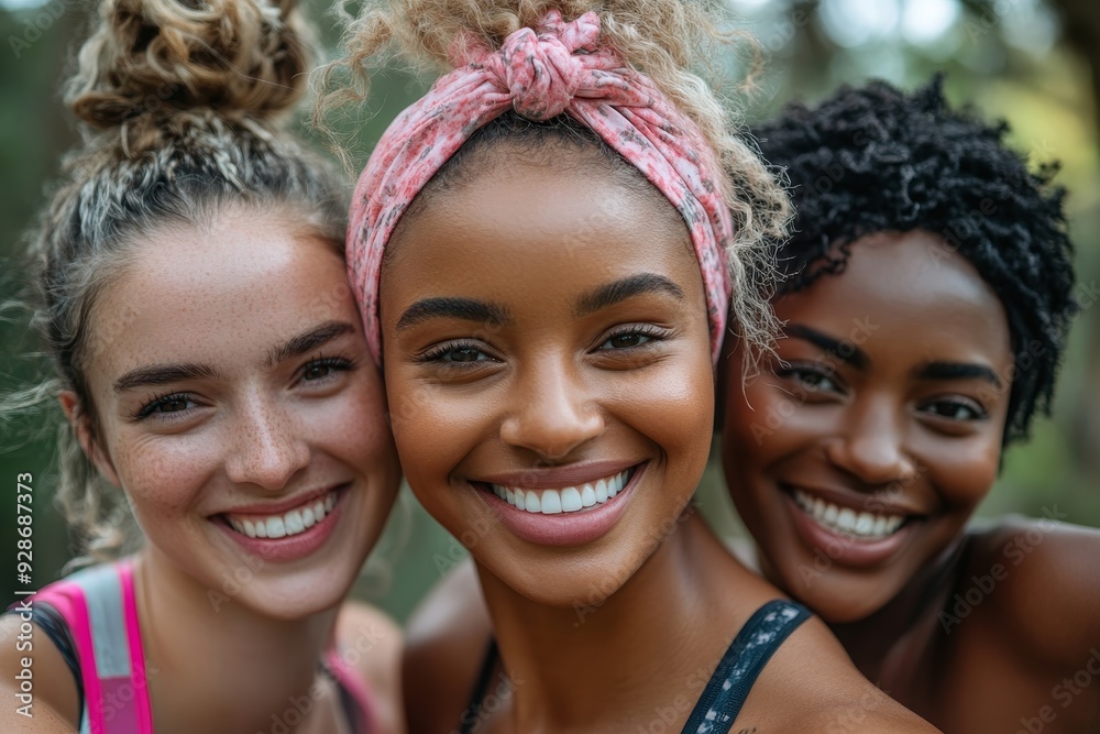 Happy multi generational women having fun together - Multiracial friends smiling on camera after ...