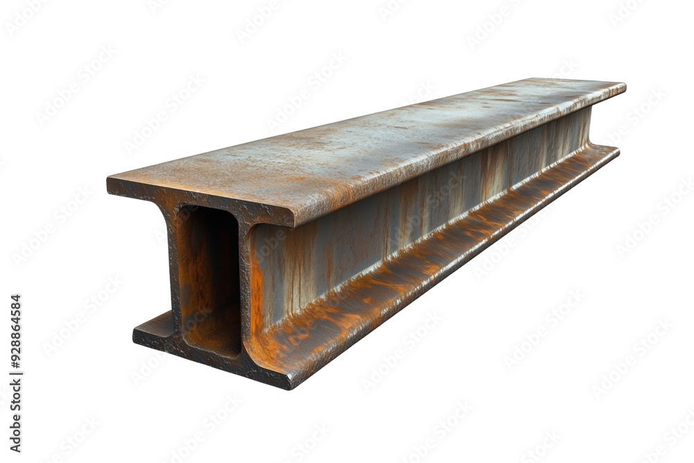 Rusty Steel I-Beam - isolated on White Transparent Background, PNG ...