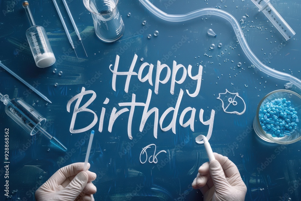 Science Collage: An educational collage with photos of science-themed ...