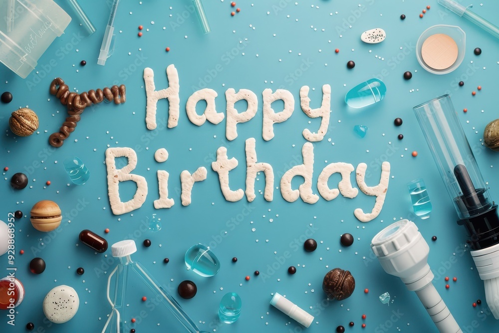 Science Collage: An educational collage with photos of science-themed ...