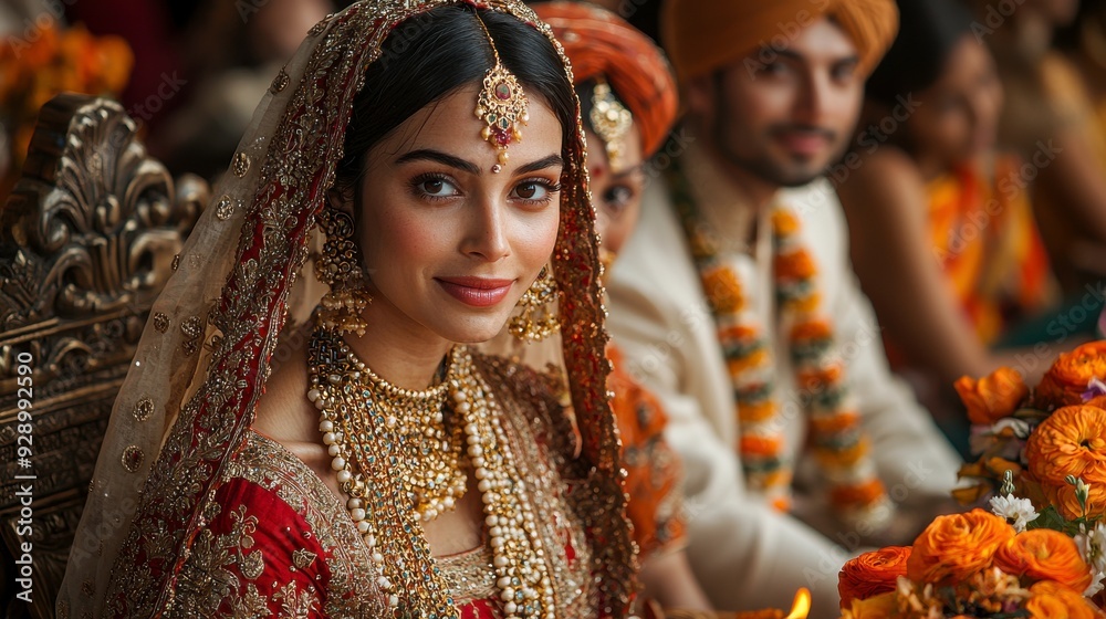 Indian Wedding Ceremony, Traditional Indian Wedding, Indian Couple ...