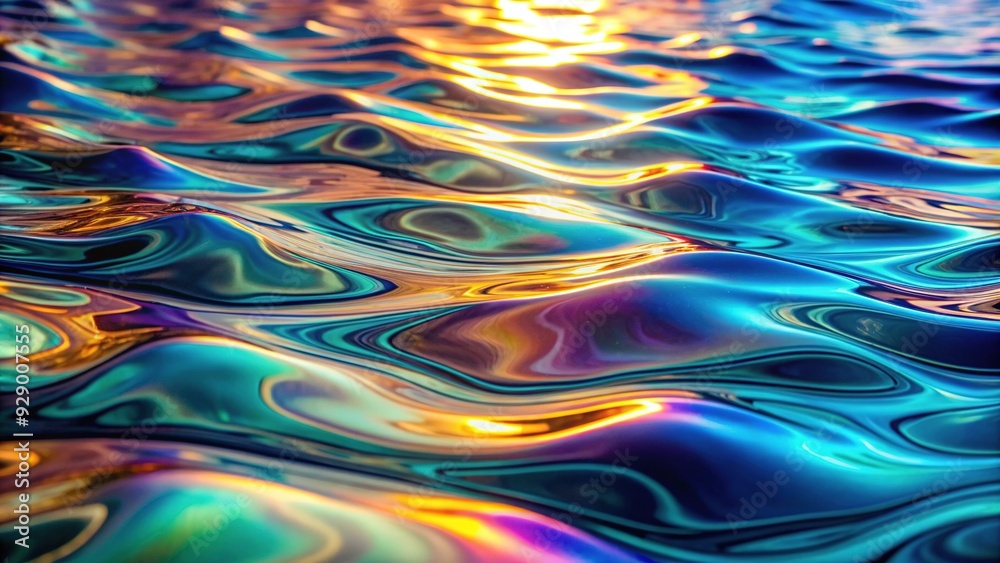 Mesmerizing abstract composition featuring ripple-like textures and ...
