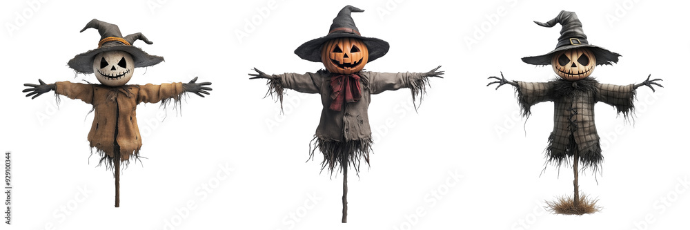 Halloween scarecrow pumpkin pack featuring a chilling, haunted look ...