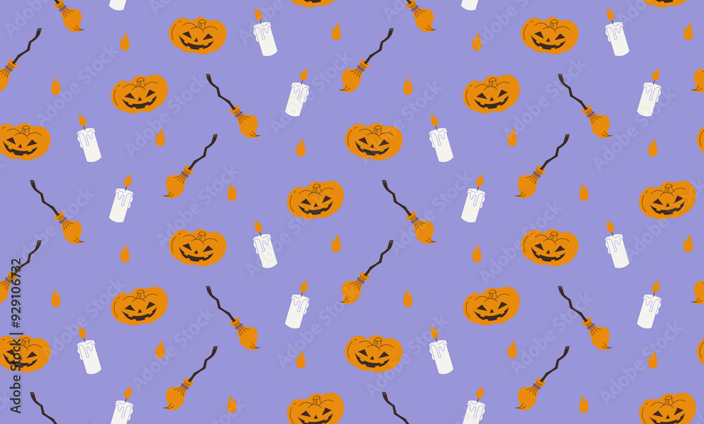Halloween Pattern – Fun pattern themed with pumpkins and other elements ...