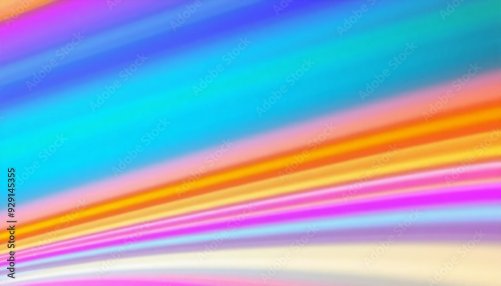 bright rainbow stripes with a glossy finish arranged diagonally from ...