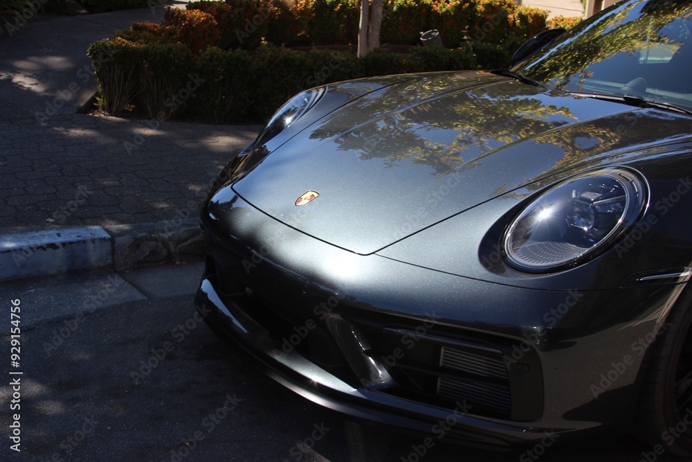 Porsche 911 Sports Car Closeup / Detailed Iconic Design / High ...