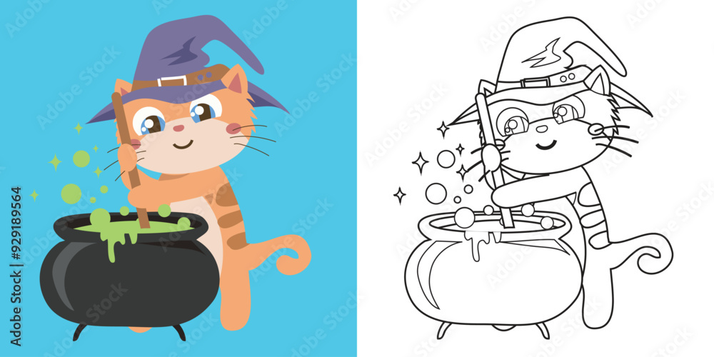 Coloring worksheet page. Fun activity for kids. Educational printable ...