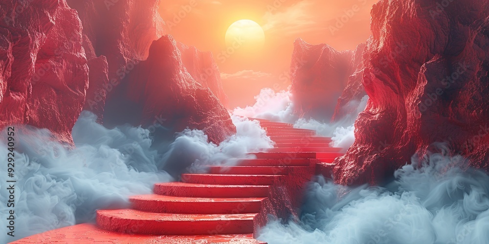 presentation background that shows amplification and elevation with a ...