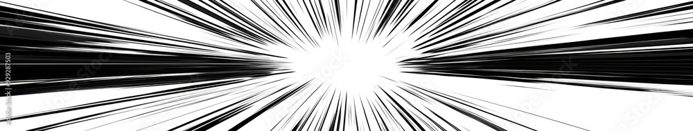 Dynamic anime-style Experience: Engulfed in the Energetic Speed Lines ...