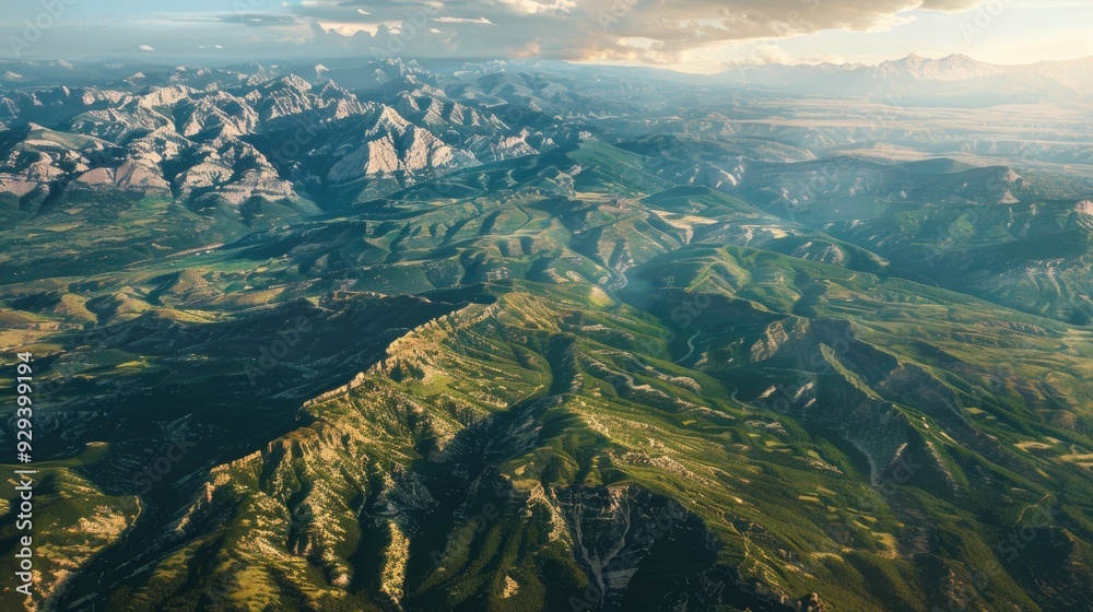 Prominent landforms rising steeply above their surroundings mountains ...