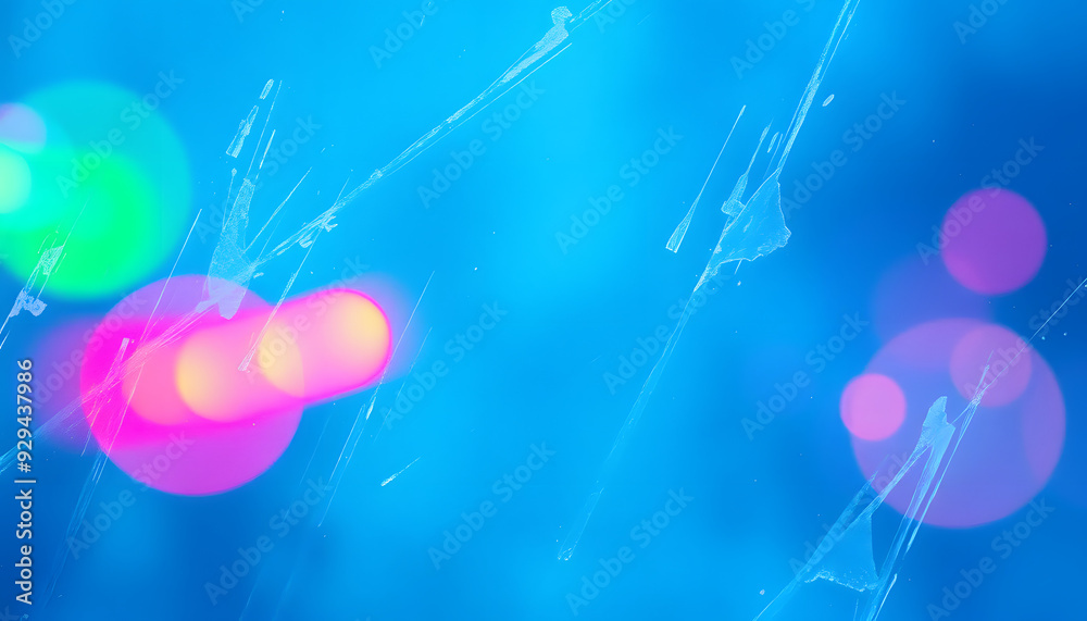 Dust scratches overlay Old film effect Blue distressed faded glass with ...