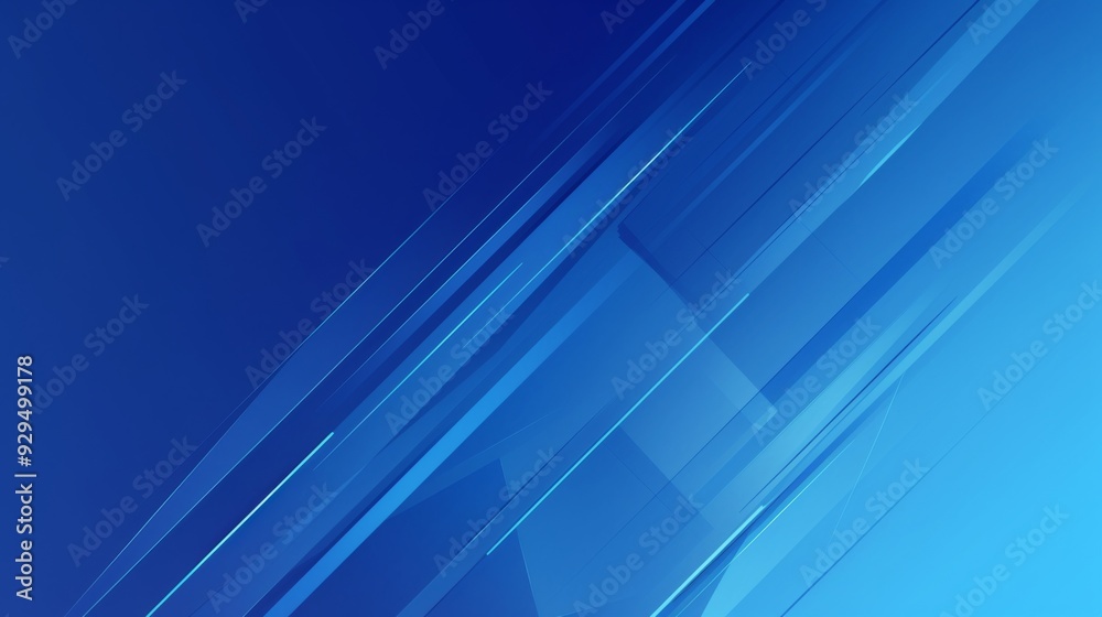 abstract blue background with lines， Blue linear gradient on a transparent background, creating ...