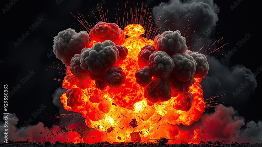 Fire in the fireplace, explosion wallpaper, fire explosion wallpaper ...