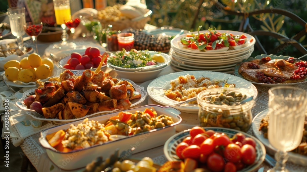 Potluck Dinner: Enjoy a potluck dinner where every guest brings a dish ...