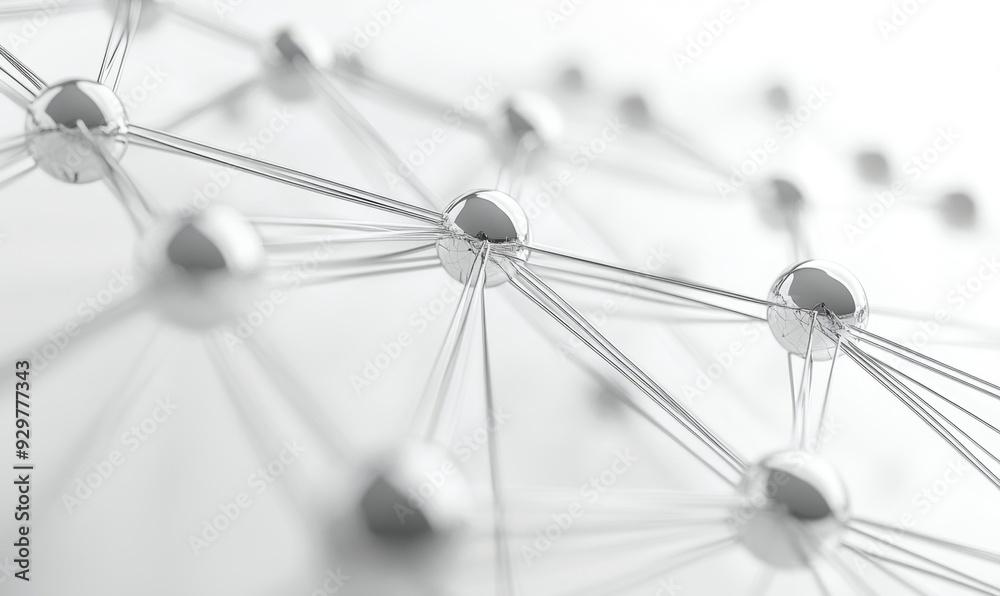 Layered Chrome Wire Structure: Visualizing Organizational Command Chain ...