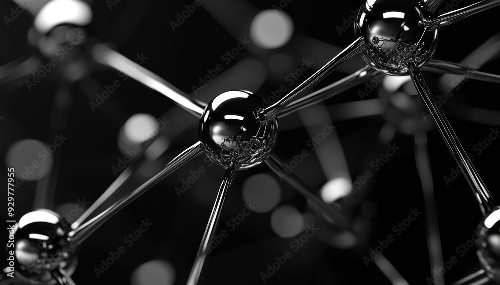 Layered Chrome Wire Structure: Visualizing Organizational Command Chain ...