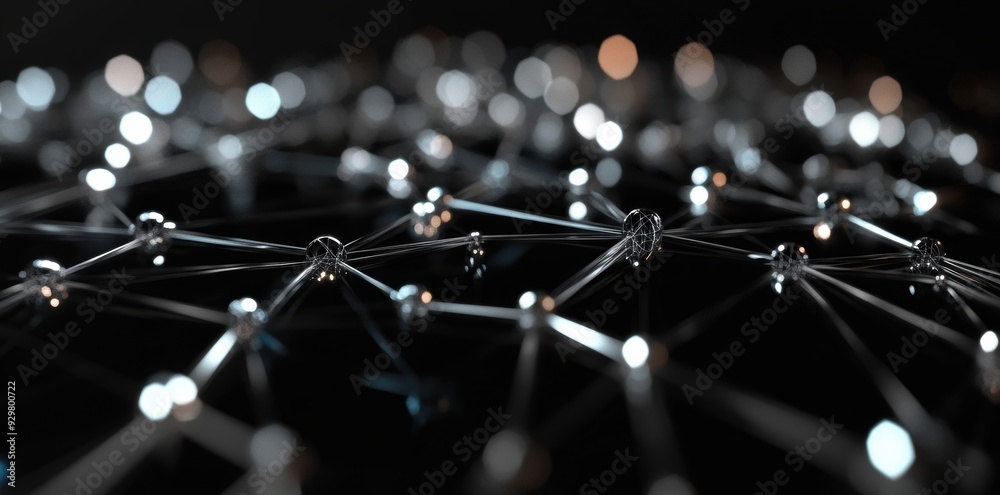 An overlapping area graph with a mesh network design, where axis points ...