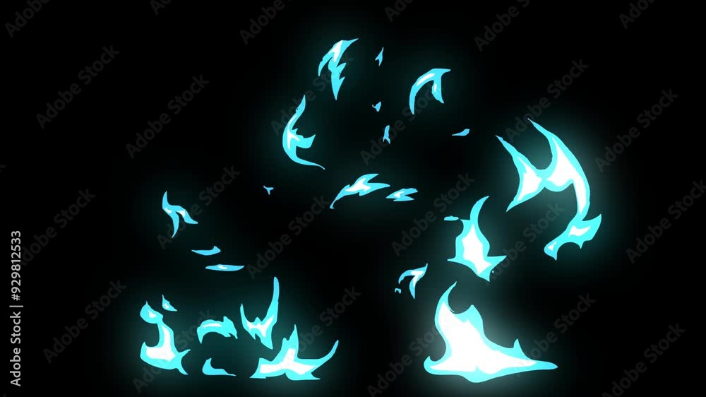 2D Element Motion FX Flash Animation with Fire Element featuring ...