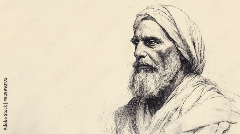 Biblical Illustration of Job Replies to Bildad - Job with a Resolute ...