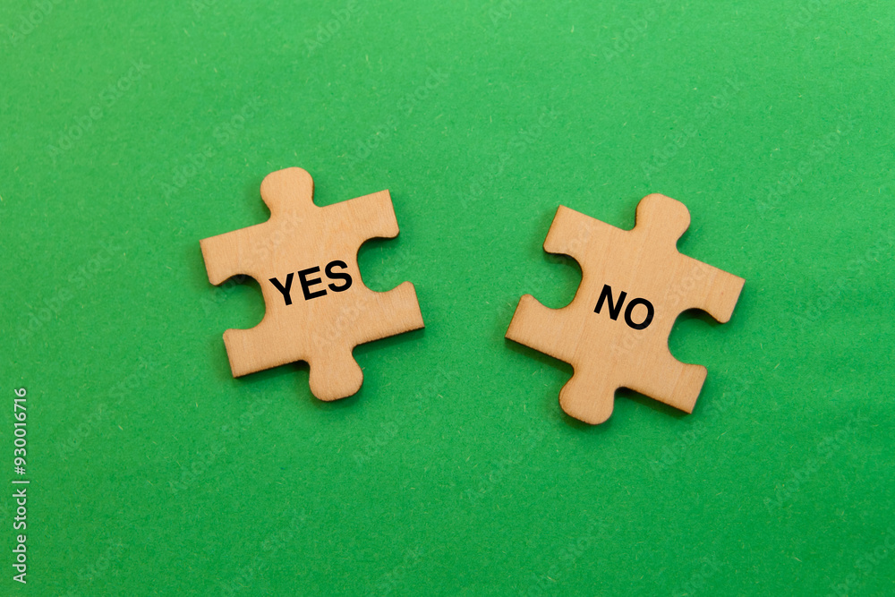 Poster Yes or No Puzzle Pieces – Wall Art | UkPosters