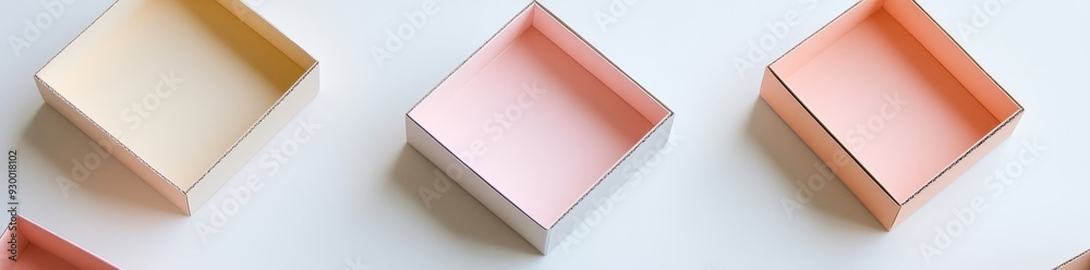 Mockup of a cardboard box on a transparent background for design ...