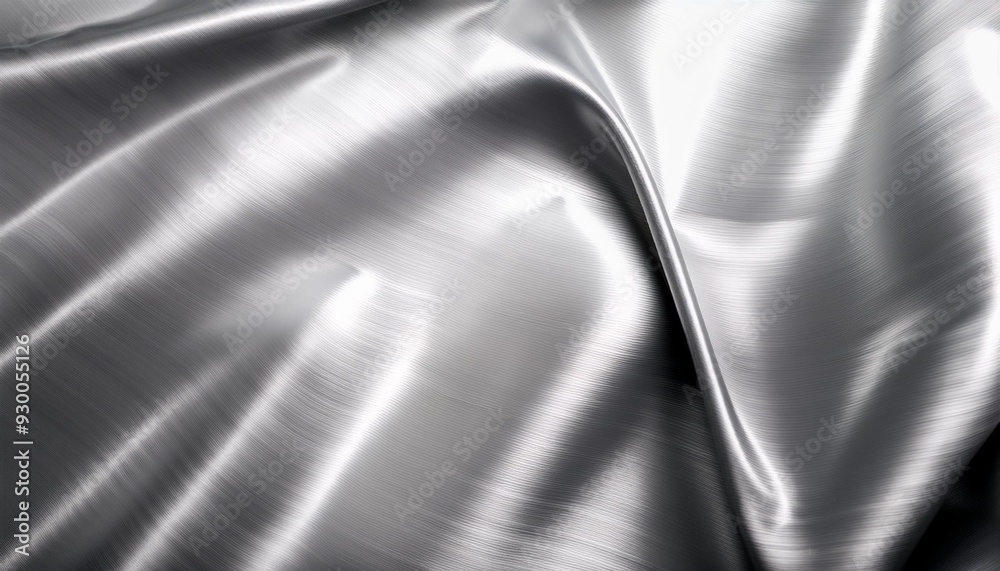 smooth and shiny silver texture reflective and polished metallic ...