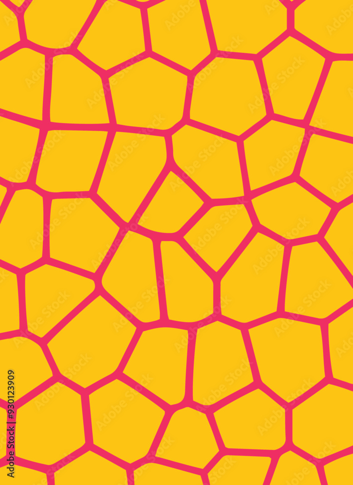 Voronoi diagram geometric tile texture, background, stone texture ...