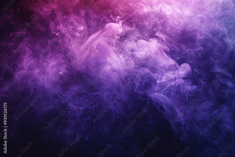 Smoke mist texture. Mysterious purple, grey, black colors in a smokey ...