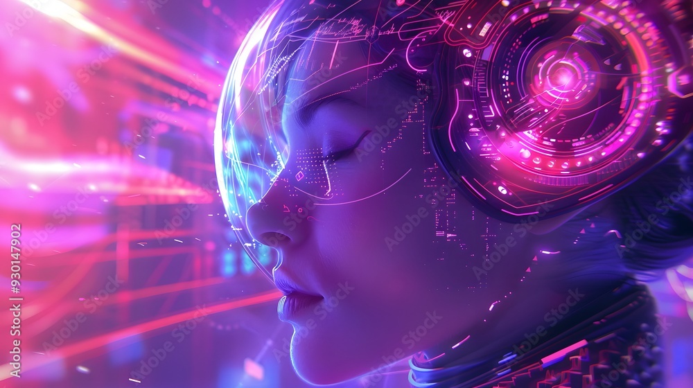 A futuristic device implanted in a human that augments sensory ...