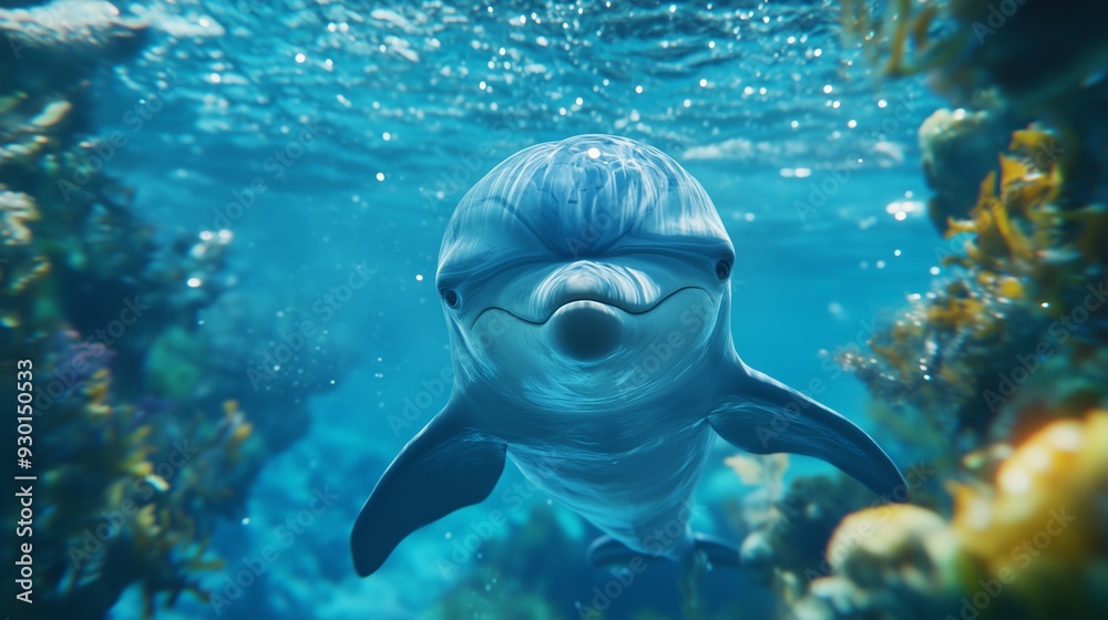 Explore an interactive learning platform with a virtual dolphin guiding ...