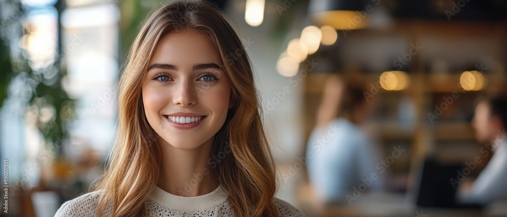 Project Coordinator, Confident female project coordinator showcases a ...