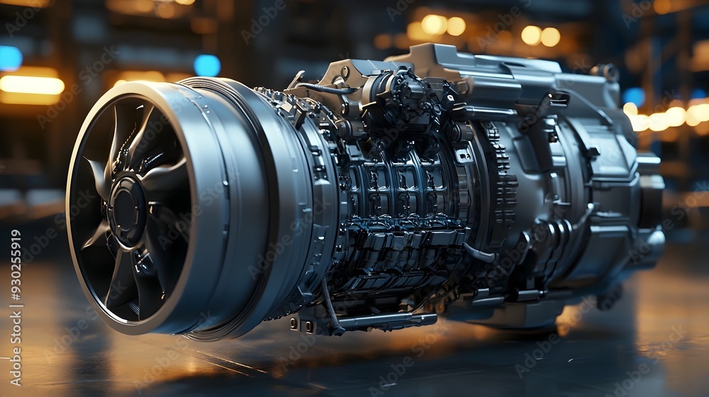 Conceptual Electric Engine:Futuristic and Clean Design for Next-Gen ...