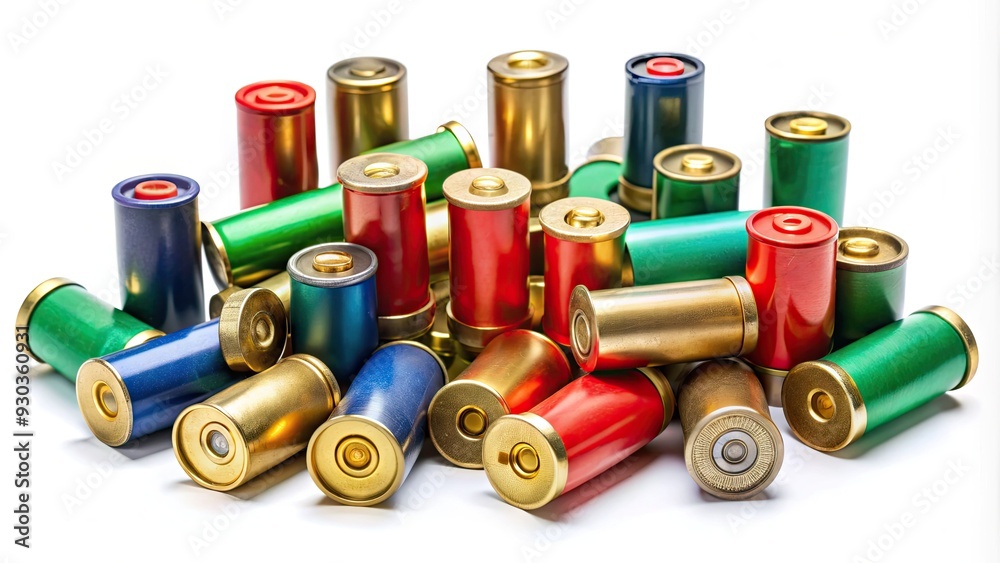 A dozen assorted shotgun shells of various gauges and brands are ...